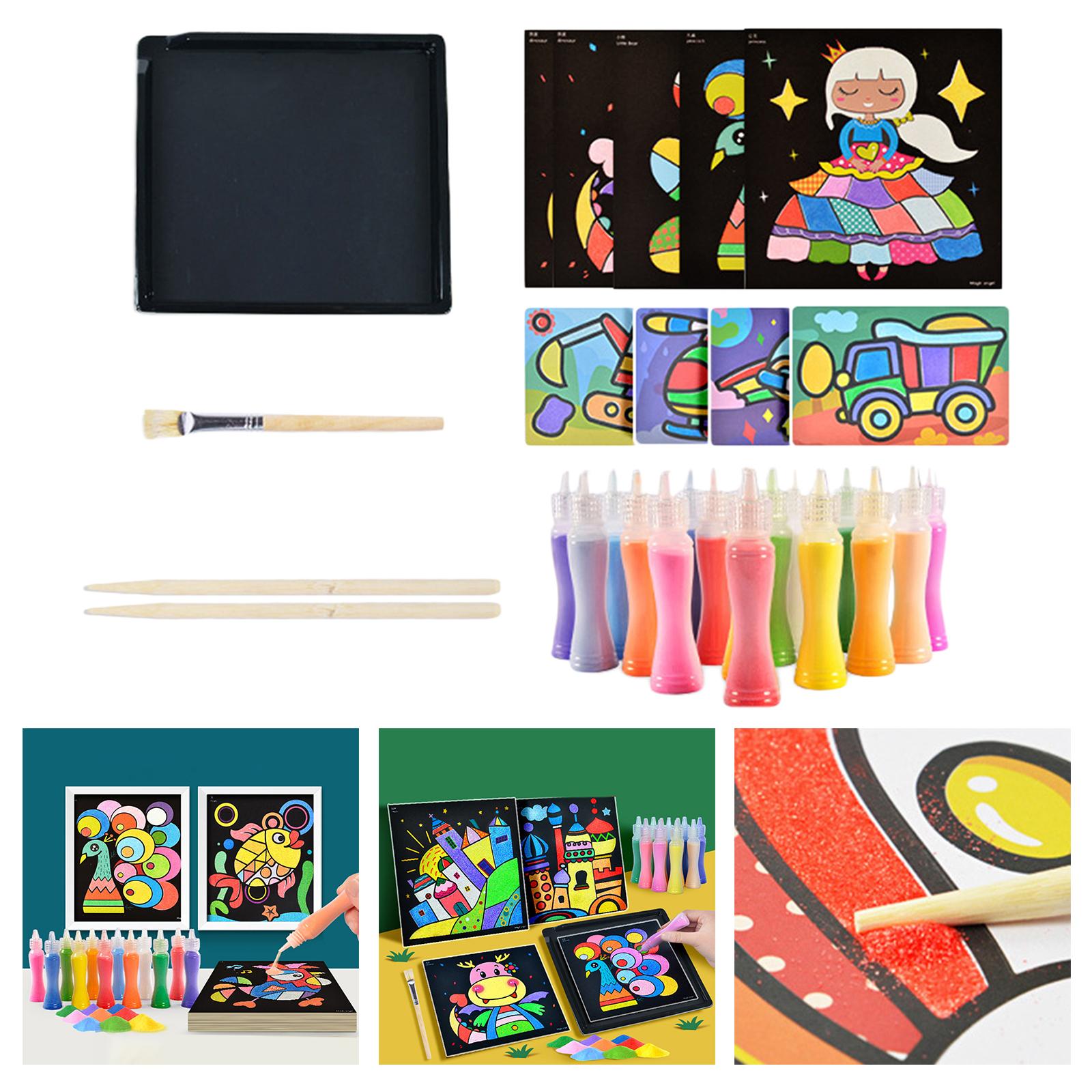 Sand Art Kit Sand Painting Art Crafts Kids Drawing... – Vicedeal
