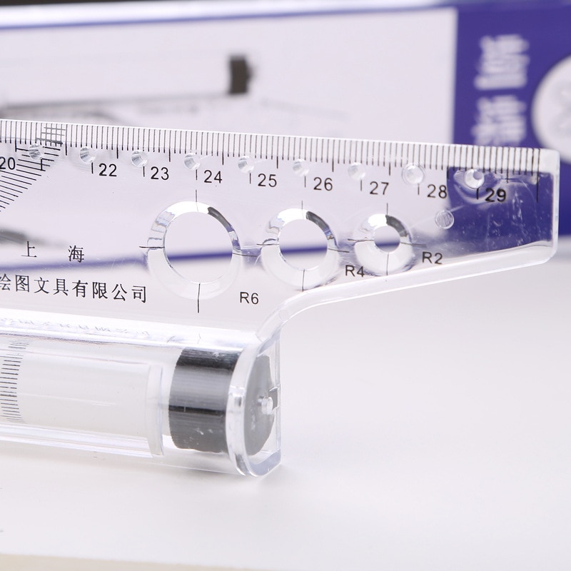 Rolling Parallel Ruler 30 cm Protractor Technical ... – Vicedeal