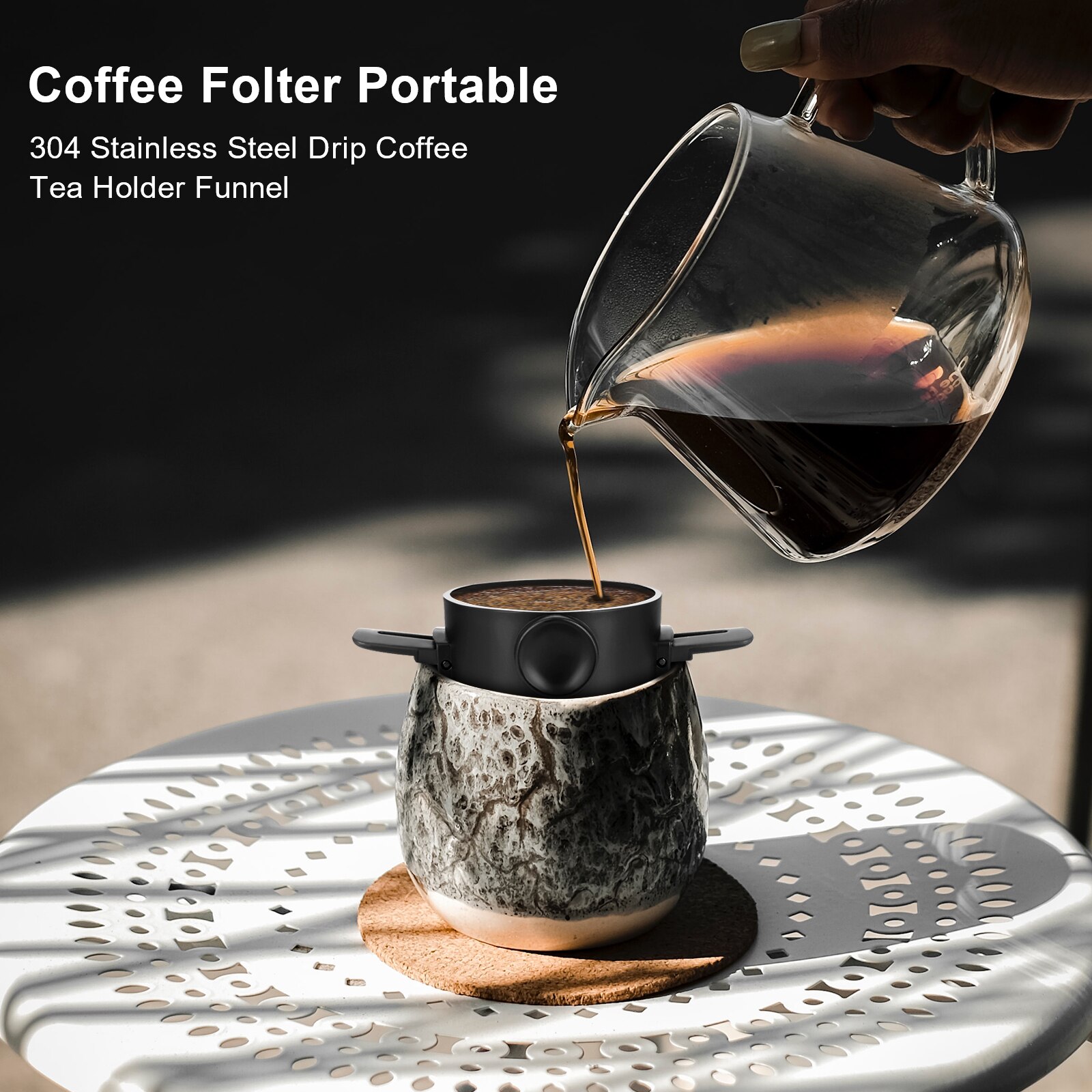 Coffee Filter Coffee Tea Drip Holder Funnel Reusab... – Grandado