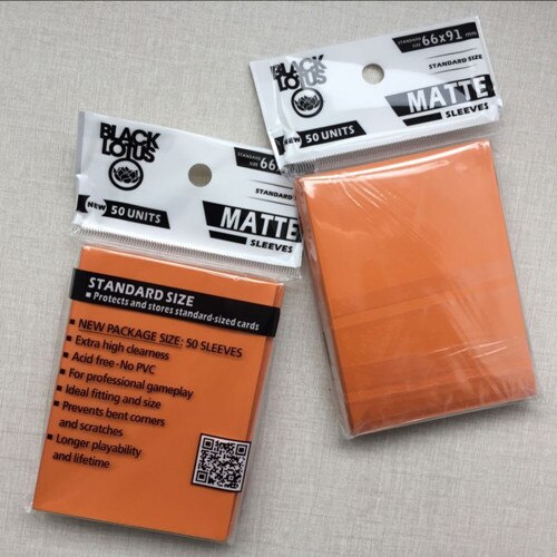 100 PCS/LOT Color Matte Cards Sleeves, mtg cards s... – Grandado