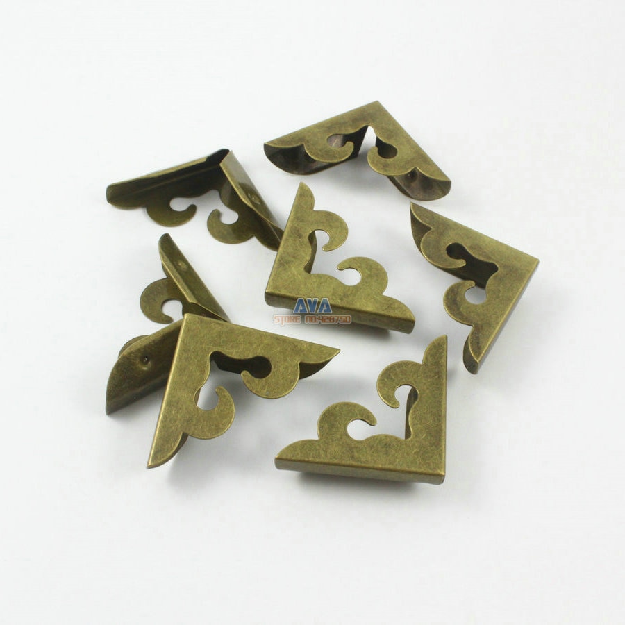 100Pcs Antique Brass Book Corner Bookbinding Corne... – Grandado