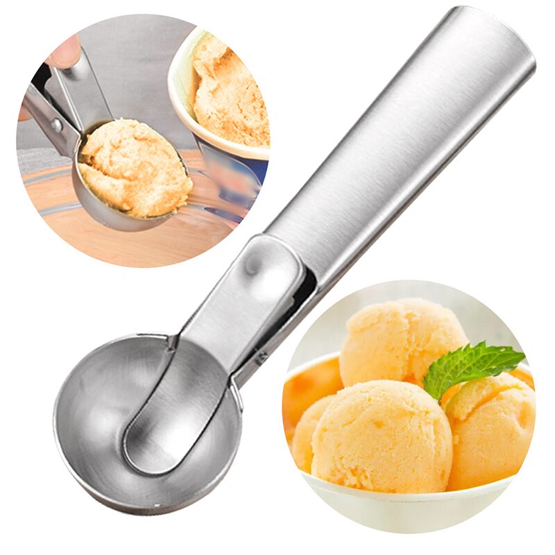 Stainless Steel Ice Cream Dessert Scoop Non-Stick ... – Grandado