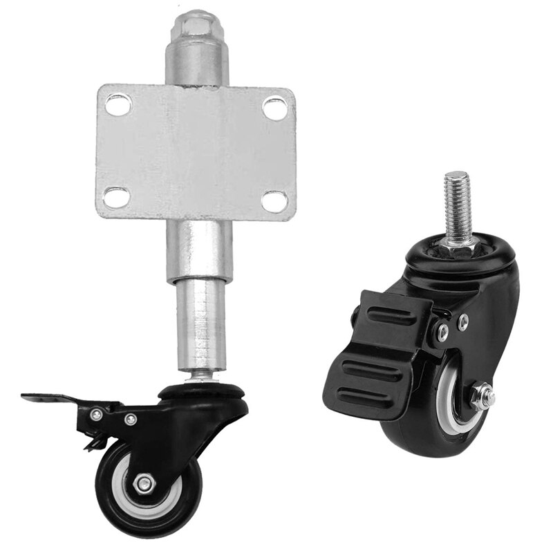 2 Inch PU Spring Loaded Gate Swivel Caster Fence H... – Grandado
