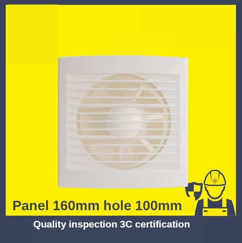 4 inch small square exhaust fan bathroom ventilati... – Grandado