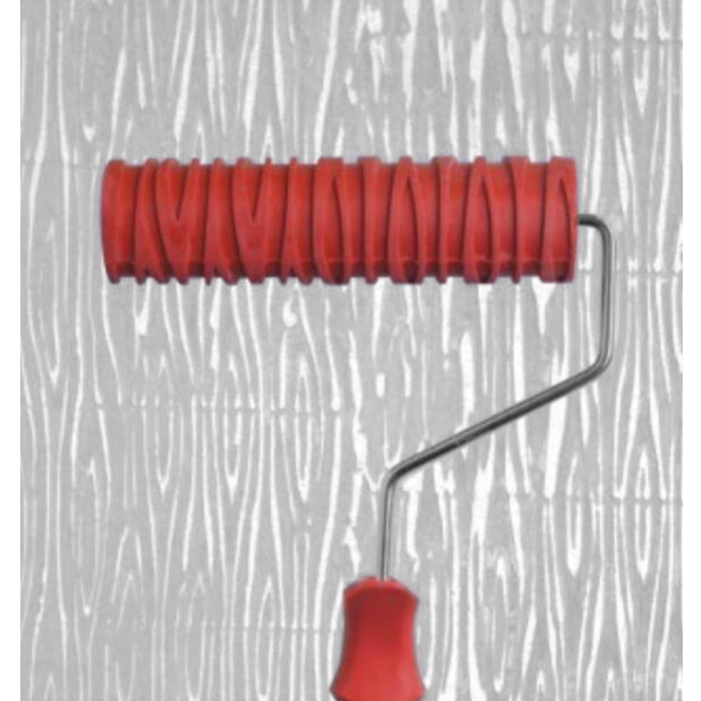 7inch Grain Pattern Paint Rubber Roller for Home O... – Grandado