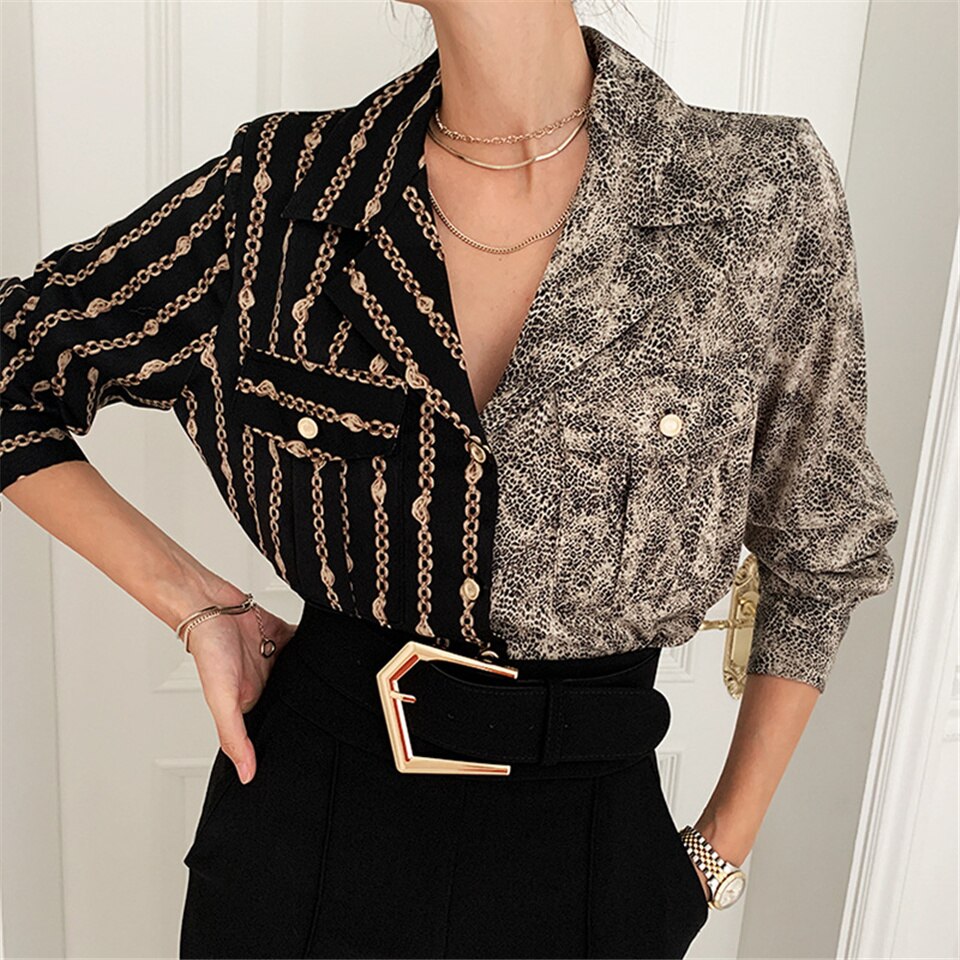 Frauen Bluse 2022 Hemd Femme Büro Dame Taste hoch ... – Grandado