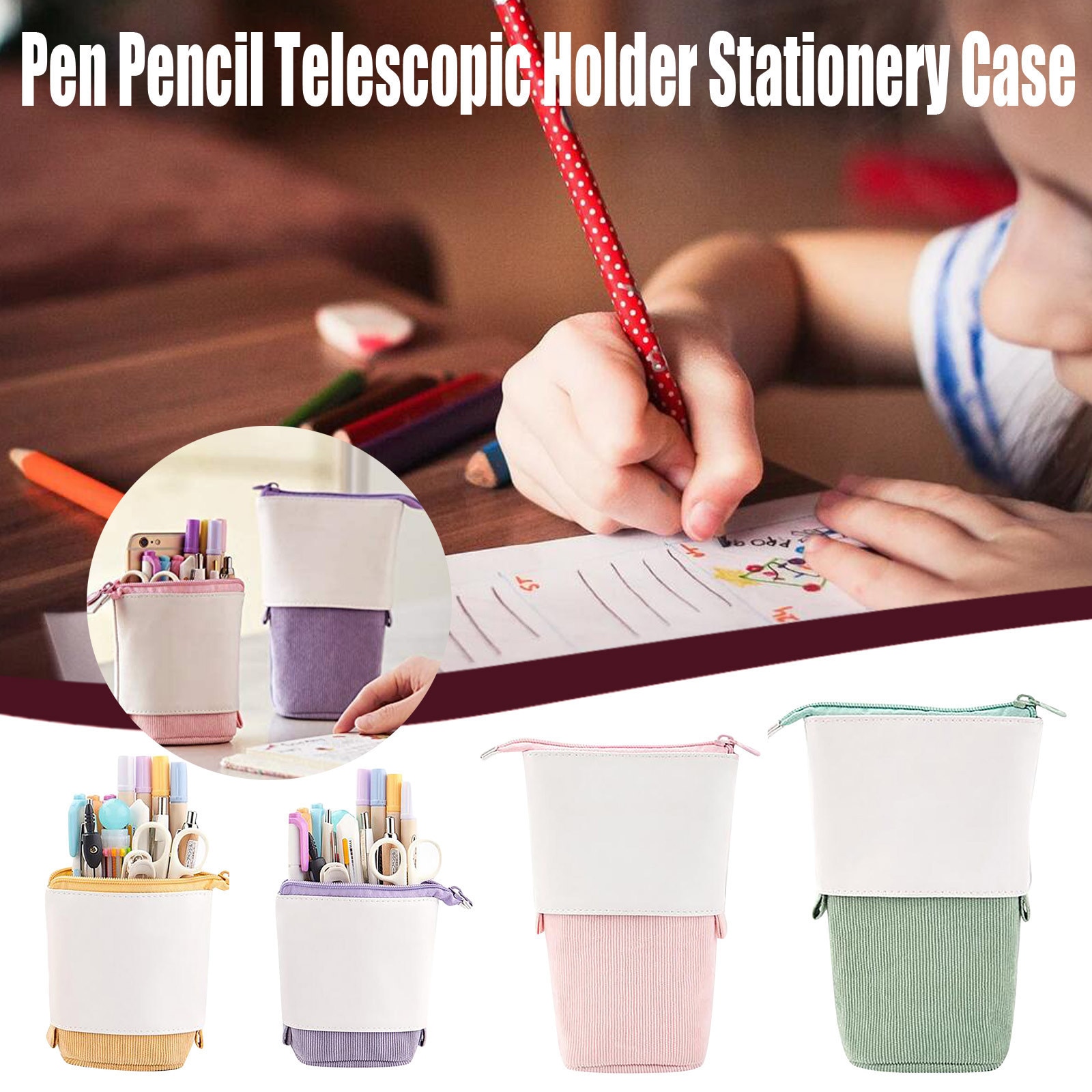 Pen Potlood Telescopische Houder Briefpapier Case ... – Grandado