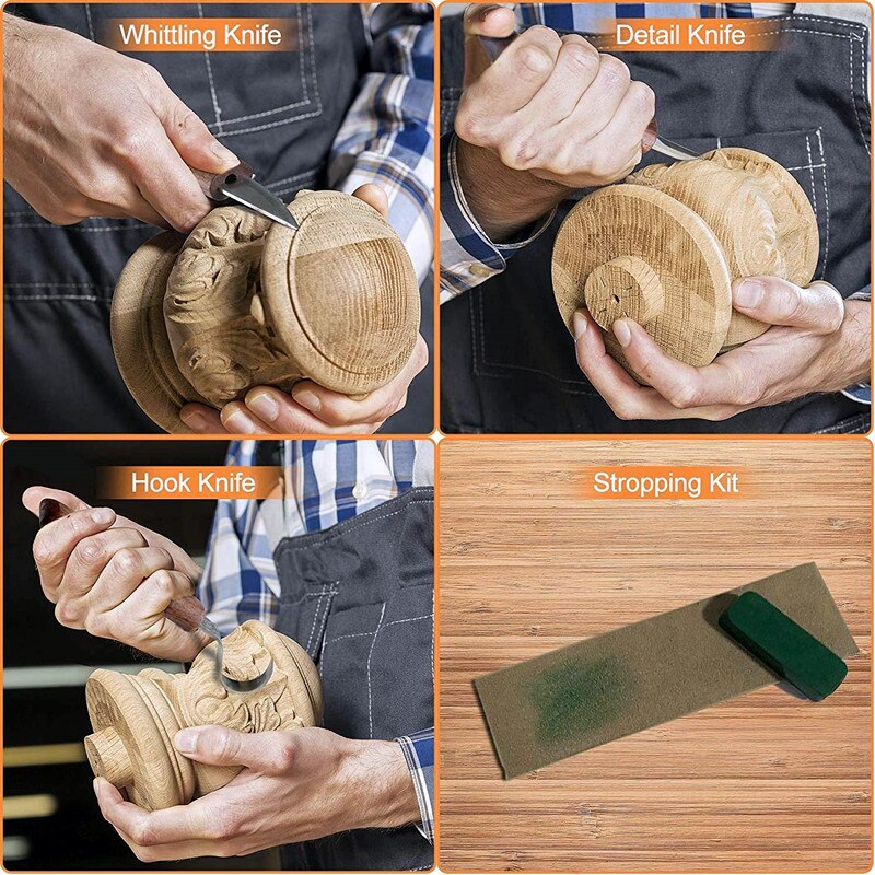 3/5PCS Woodworking carving set Chisel Woodworking ... – Grandado