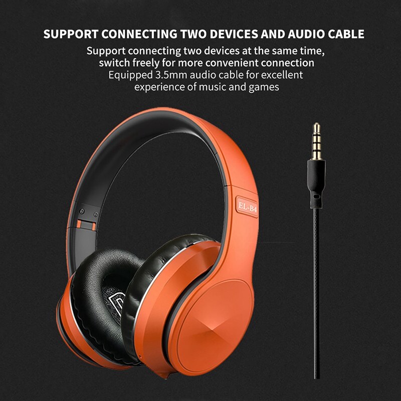 BL-B4 Headset, Bluetooth 5.0 Hoge Draagbare Draadl... – Grandado