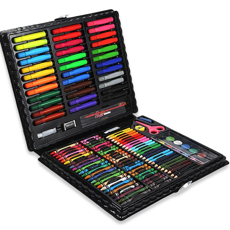 150Pcs Kinderen Aquarel Potloden Kleurpotloden Tek... – Grandado