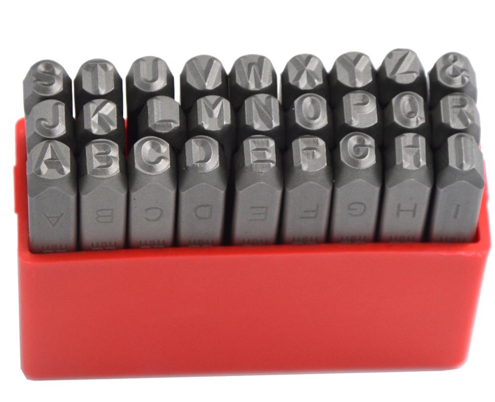 5/32"(4mm) Tall Letter Stamp Punch Set for Jewel M... – Vicedeal