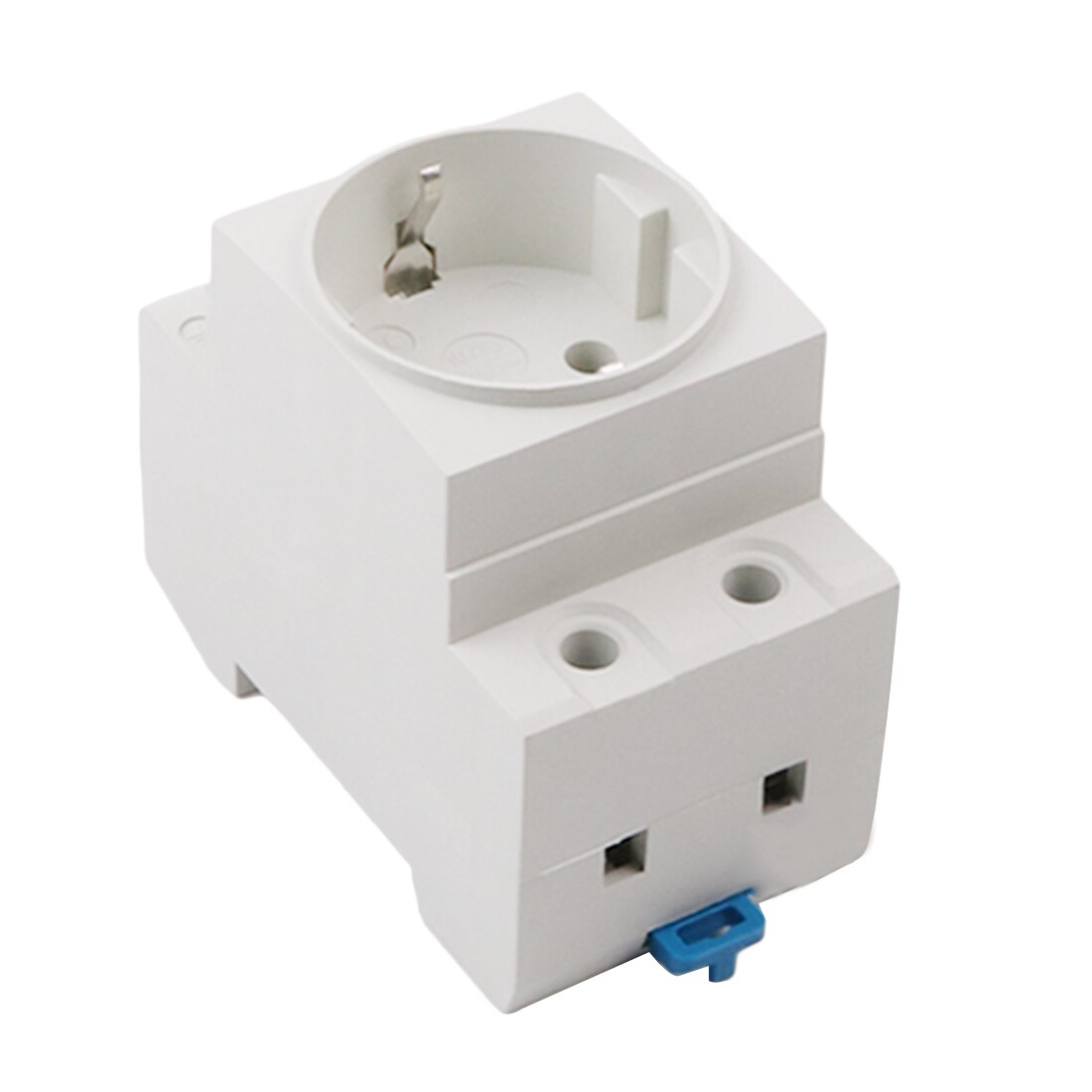 1PCS EU Type 35mm DIN Rail Mount AC Power Socket 1... – Grandado