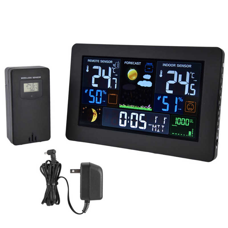 Digital Color Weather Station Alarm Function Therm... – Vicedeal