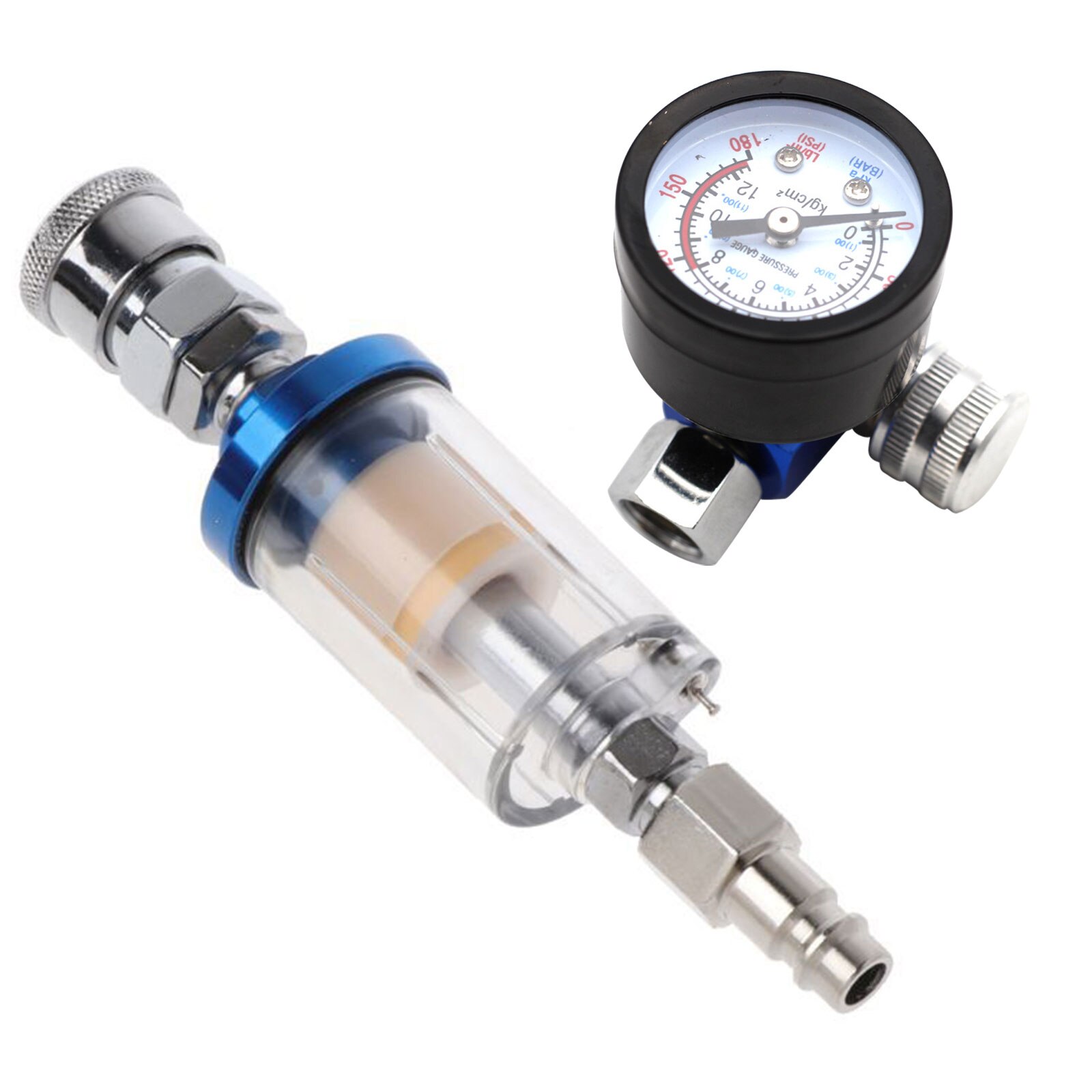 1/4 Inline Air Oil Water Separator Filter Kit For ... – Grandado