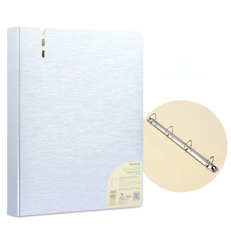 A4 4 Ring D-type Folder Binder Photo Album Refilla... – Grandado
