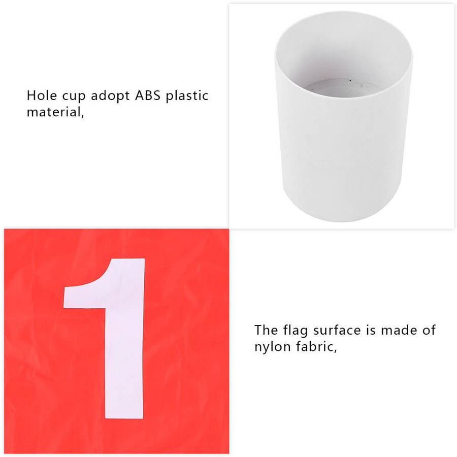 Golf Hole Pole Cup Flag Stick 186cm 3 Sections Gol... – Vicedeal