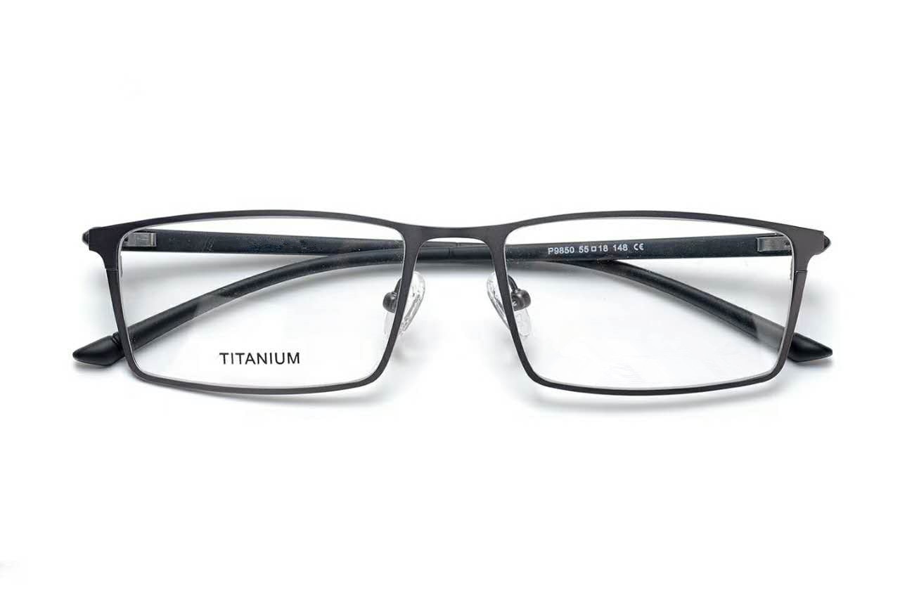 Titanium Glasses Frame Men Ultralight Square Myopi... – Grandado
