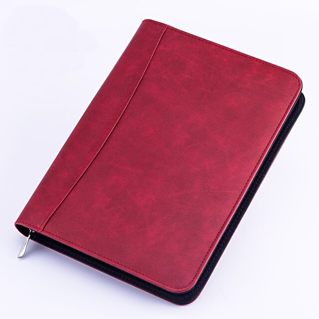 Kawaii Faux Leather A5 Padfolio with Calculator Zi... – Grandado