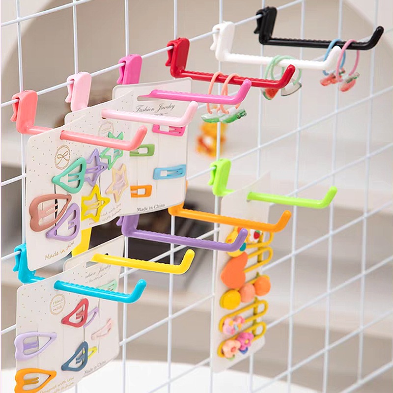 Metal Mesh Panel Hangers Clothes Wall Hanging Hook... – Grandado