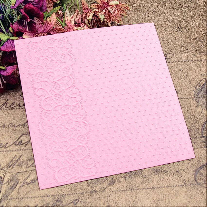 PANFELOU Easter Dotted lace stars Embossing folder... – Grandado