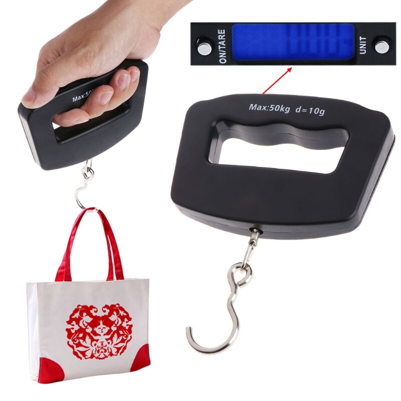Portable Digital Hand-held Scale 50Kg Baggage Fish... – Vicedeal