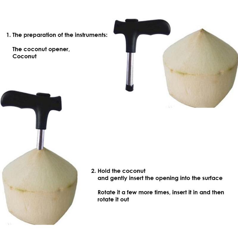 Durable Stainless Steel Coconut Opener Driller Cut... – Grandado