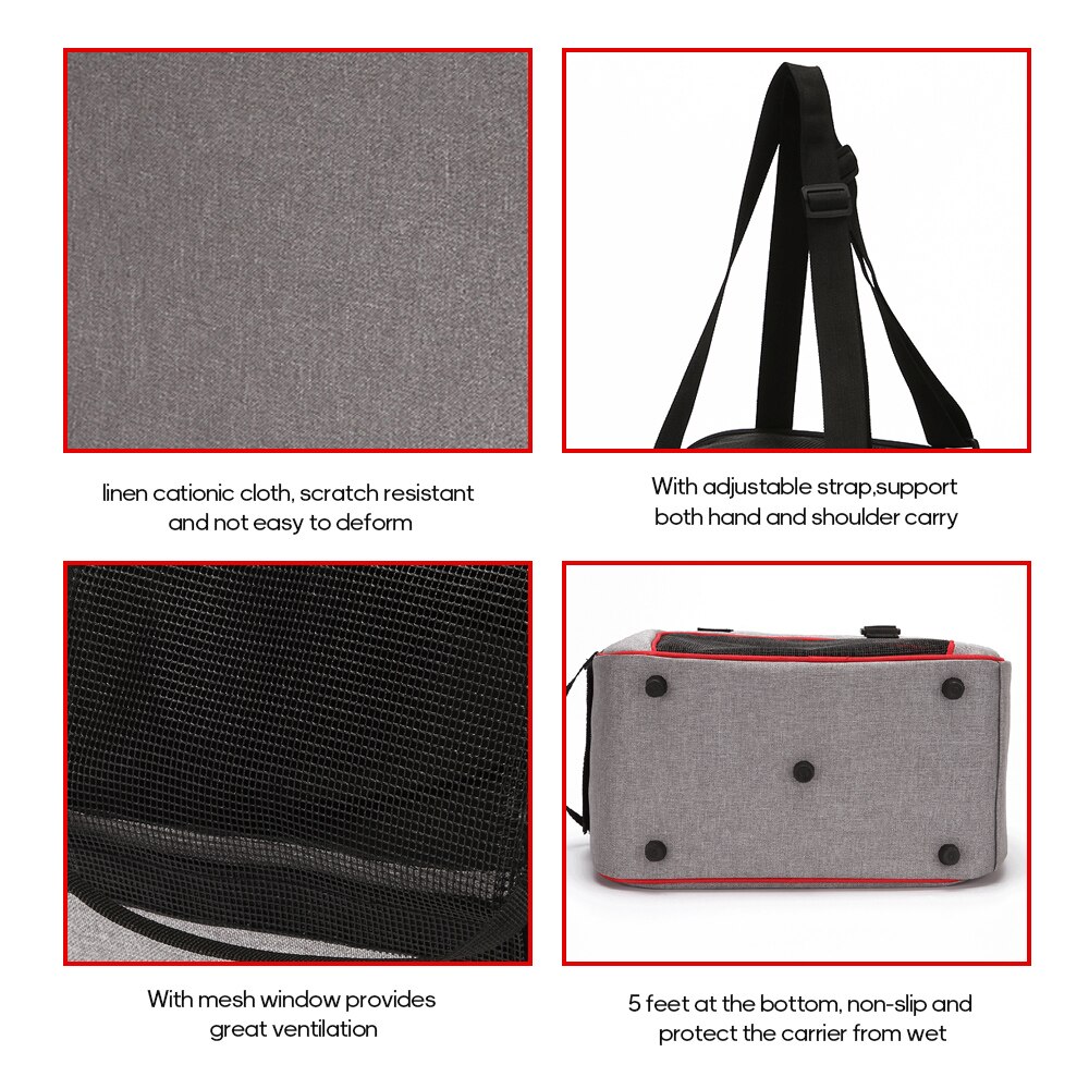 Pet Carrier Goldfire Motorcycle Dog/Cat Carrier, Portable Voyagers Dog ...