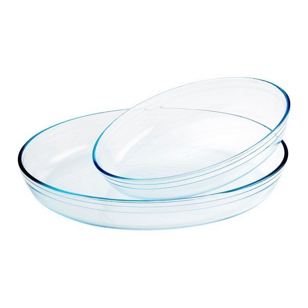 Set of Oven Dishes Ô Cuisine Borosilicate glass (2... – Grandado