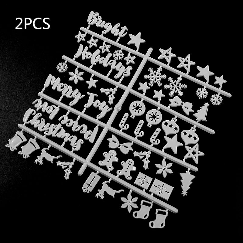 Christmas Felt Sign Board Plastic Letters For Felt... – Grandado