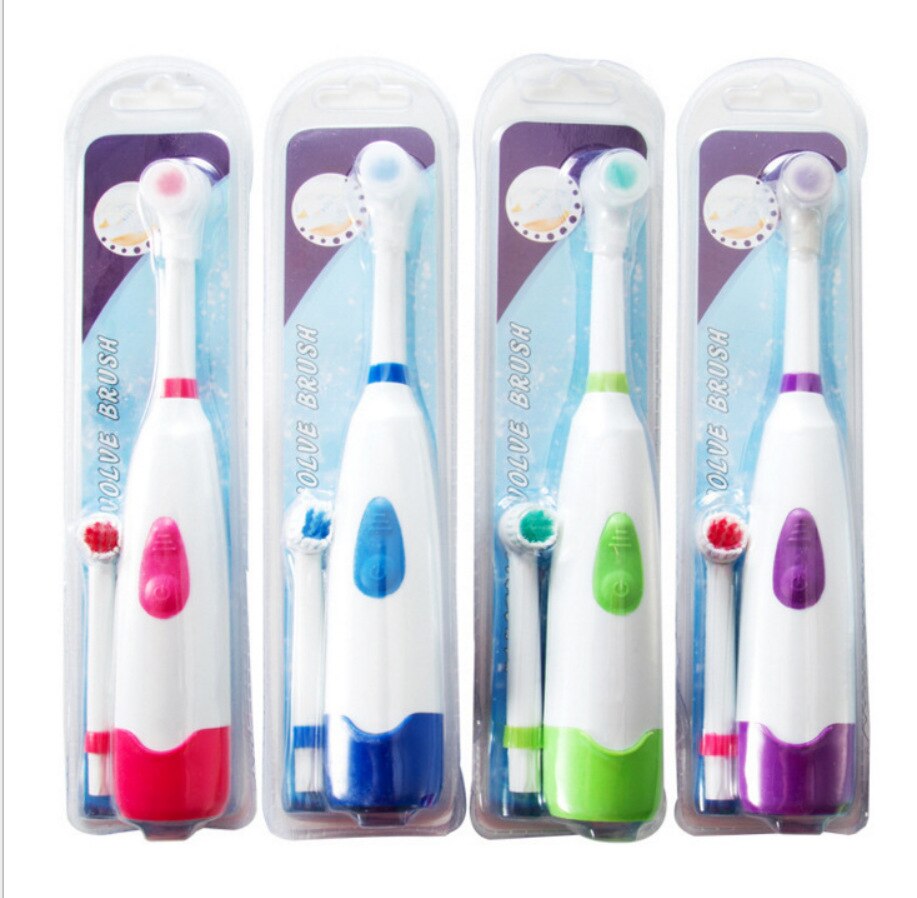 Electric toothbrush waterproof rotary two soft bri... – Grandado
