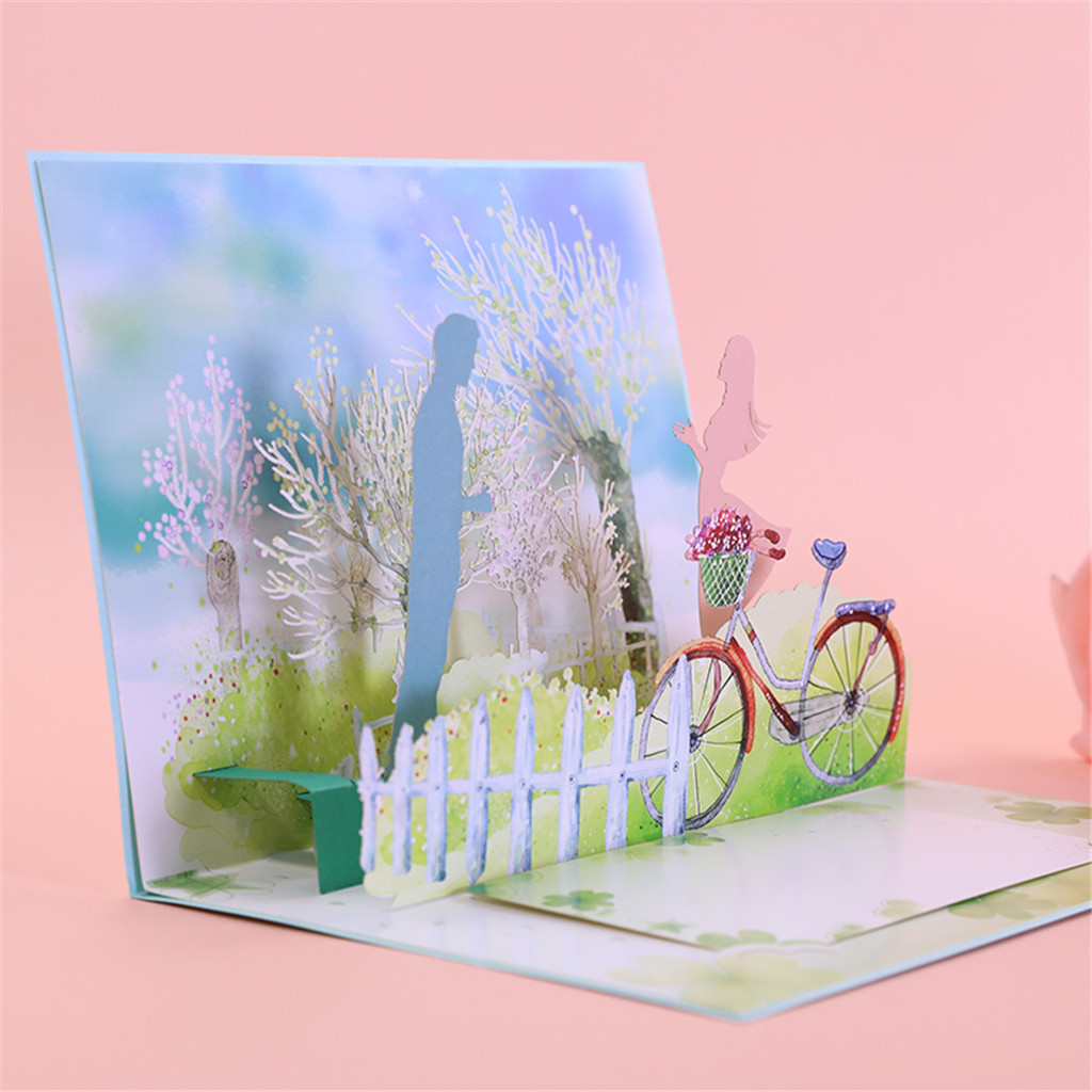 3D Pop-Up Cards Birthday Card for Girl Kids Wife H... – Grandado