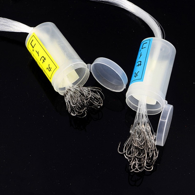 Barbed Fishhook with Line High Carbon Steel Tied F... – Vicedeal