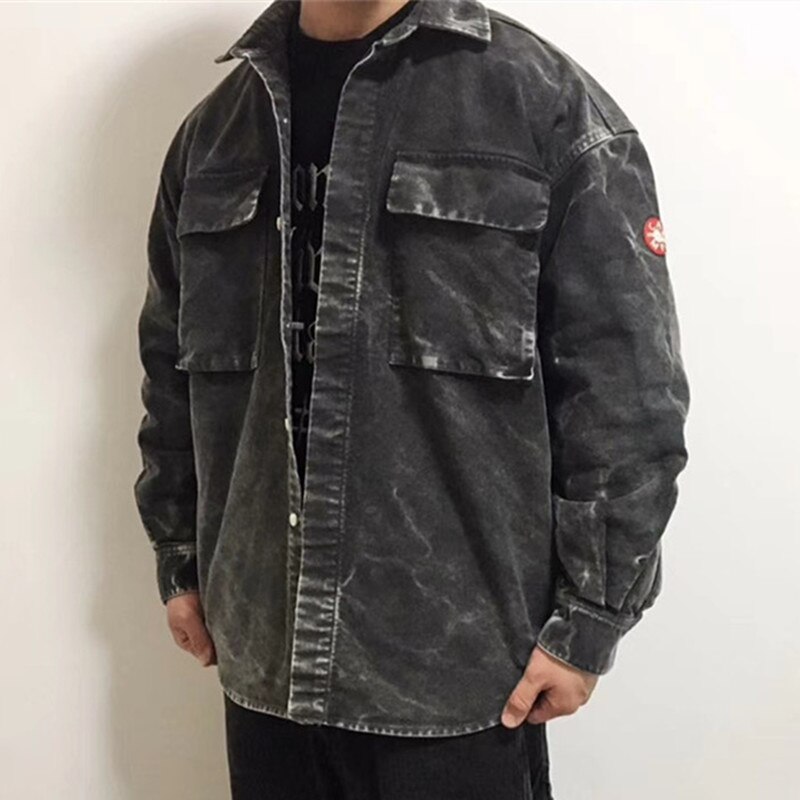 2020FW Cav Empt Verontruste Faded Denim Shirts Jas... – Grandado