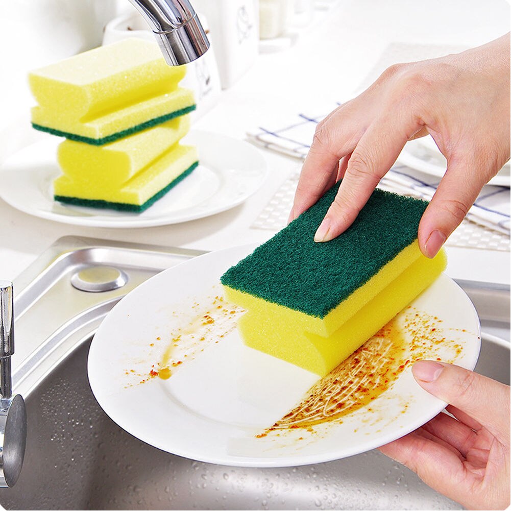 5pcs Washing Soft Reusable Kitchen Home Scouring W... – Vicedeal