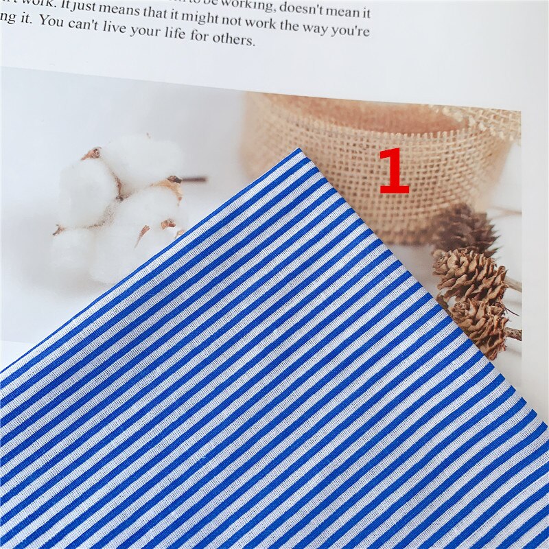 Blauw 150X50 Cm Half Meter Breedte Katoen Stof Naa... – Grandado