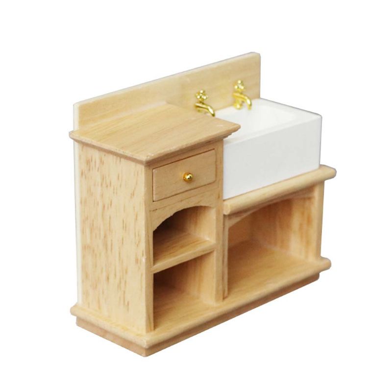 1:12 Dollhouse Mini Wash Basin Miniature Simulatio... – Vicedeal