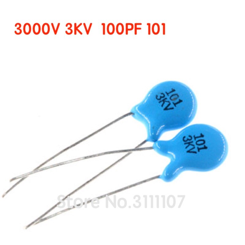 100PCS/LOT 3KV 101 100PF High Voltage Ceramic Capa... – Grandado