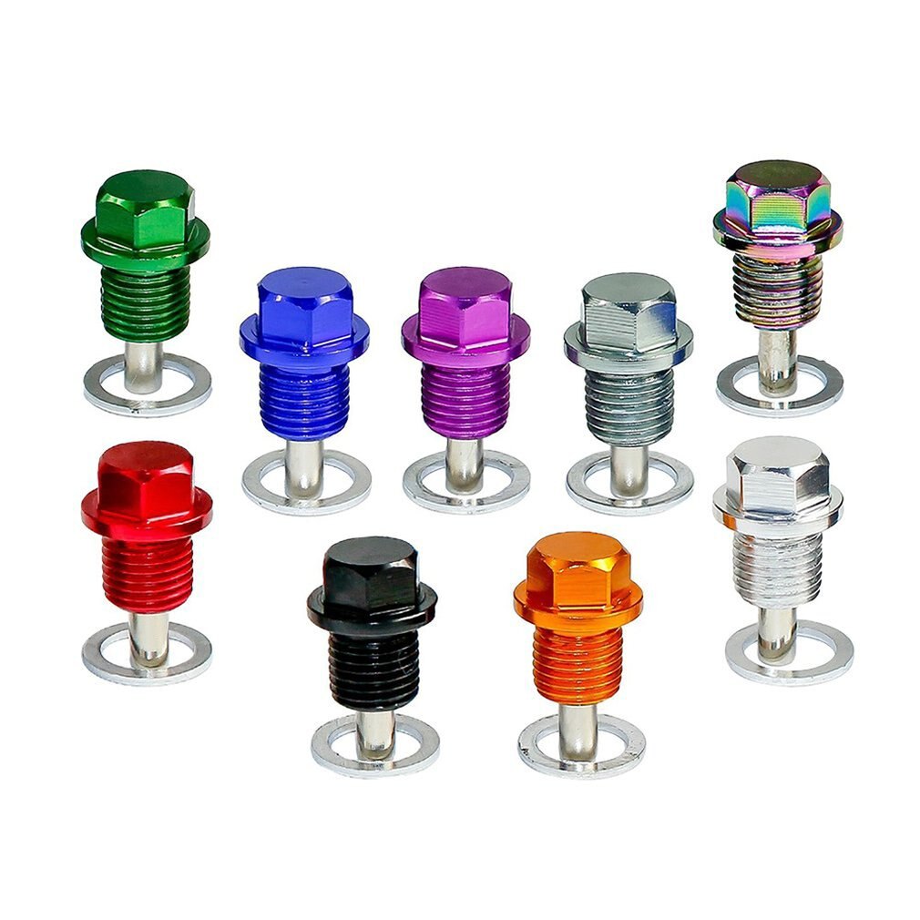 Automobile Magnetic Drain Plug Oil Drain Screw Oil... – Grandado