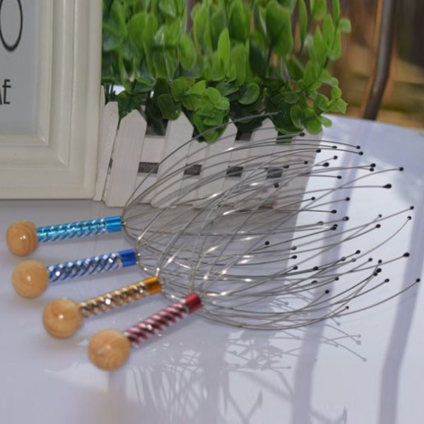 Metal Head Massager Head Neck Scalp Massages Stres... – Vicedeal