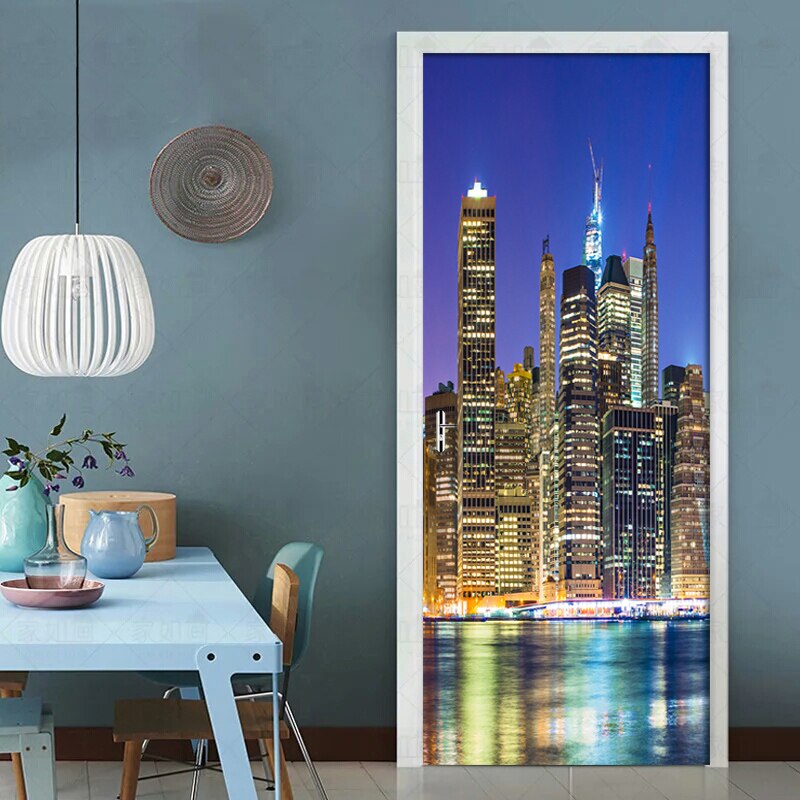 PVC Self-Adhesive Waterproof Door Wall Sticker Bea... – Grandado