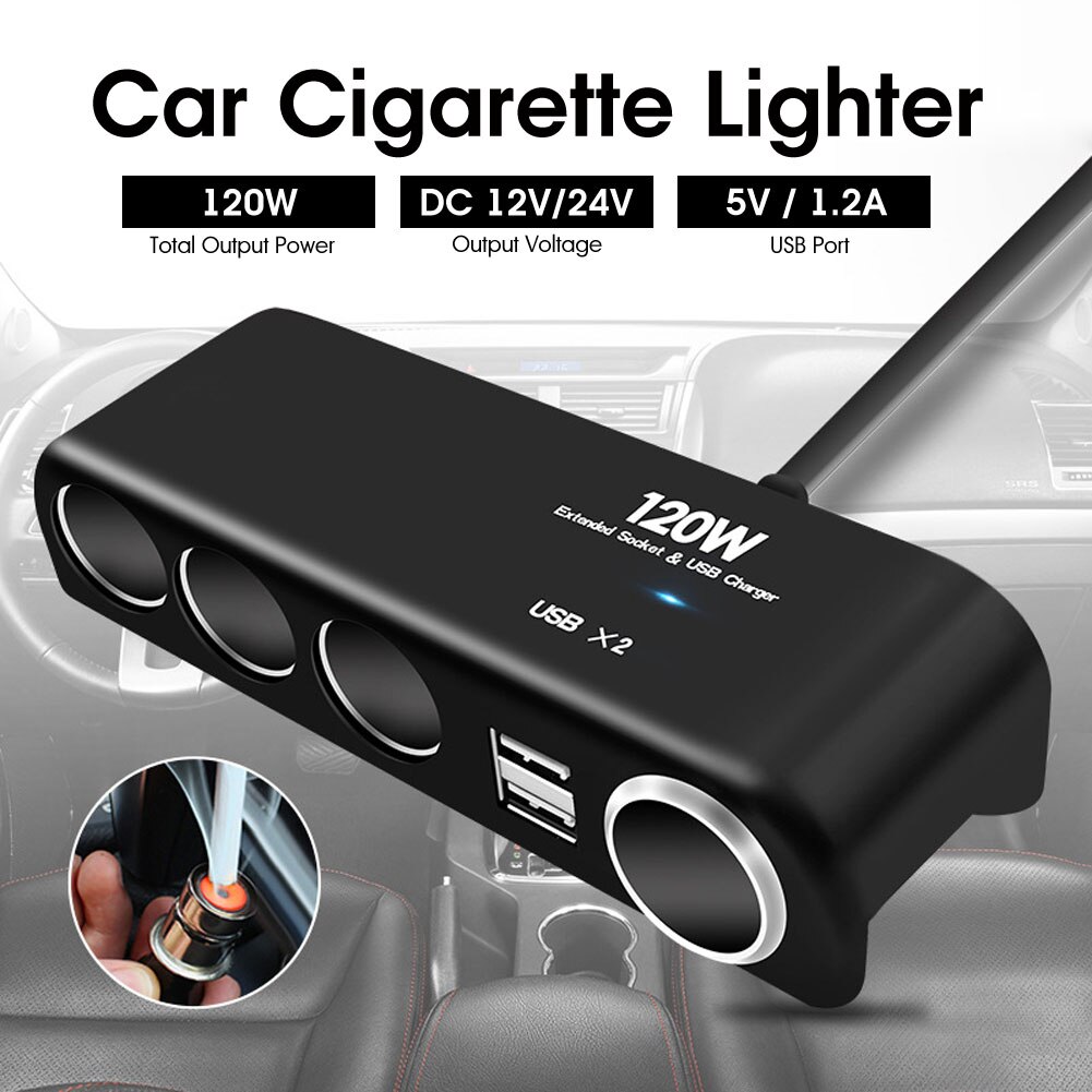 Divisor de mechero de coche, adaptador de cargador... – Grandado
