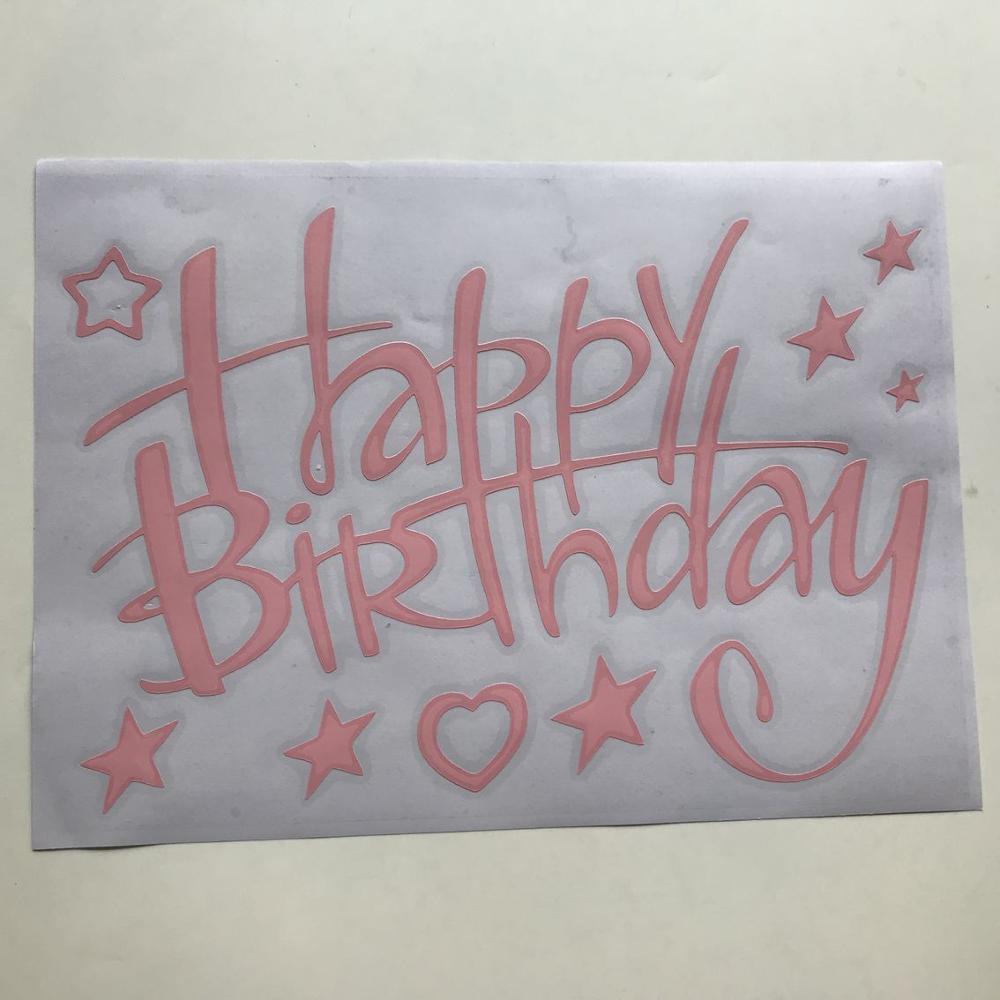 50pcs/lot BOBO Clear Balloons DIY Stickers Happy B... – Grandado