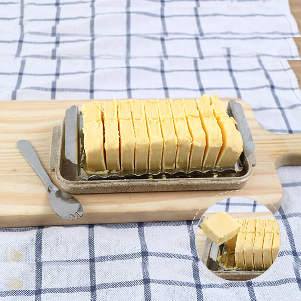 2 In 1 Butter Cutter Stainless Steel Slicer Cheese... – Grandado