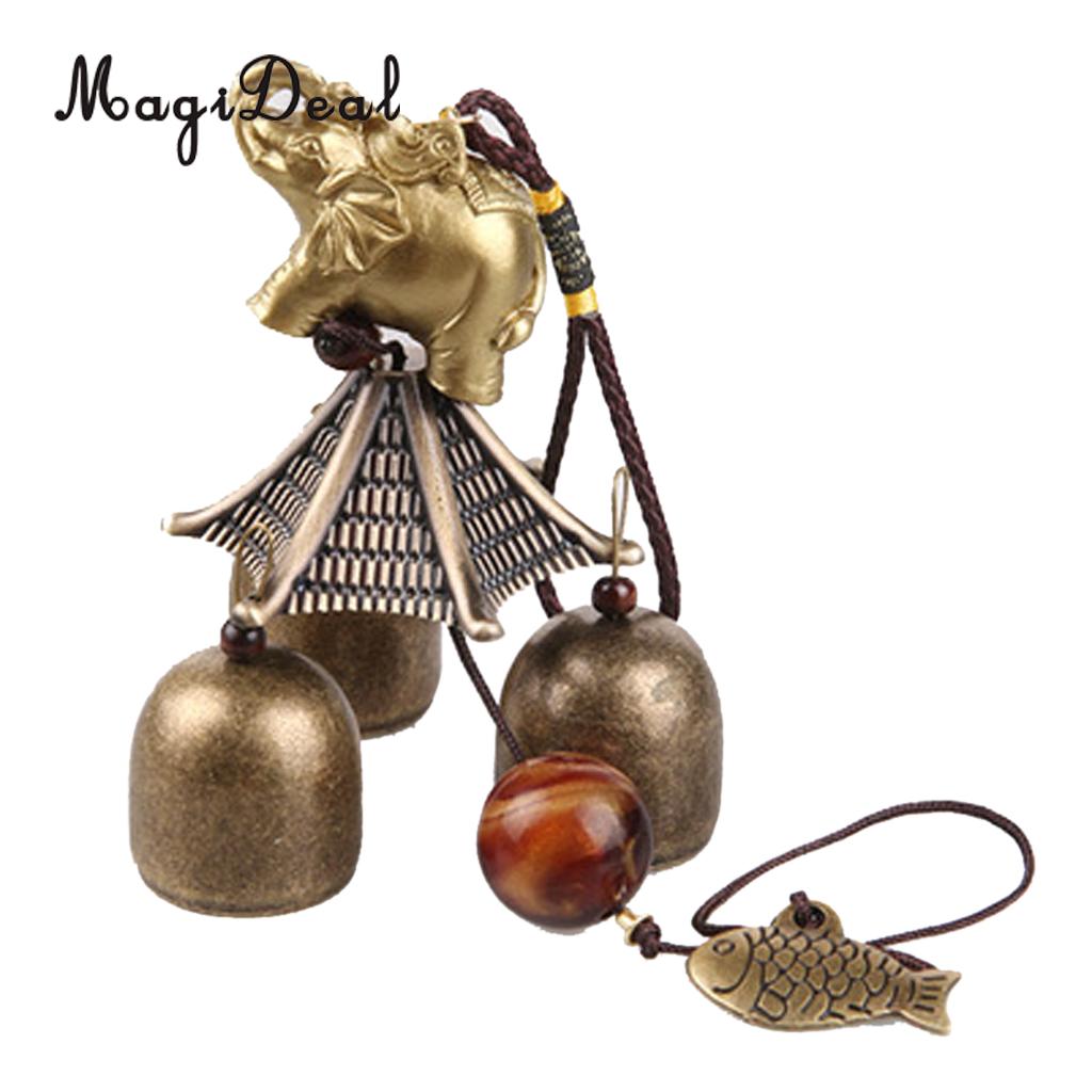 MagiDeal Chinese Elephant Fish Metal Bell Lucky Ha... – Grandado