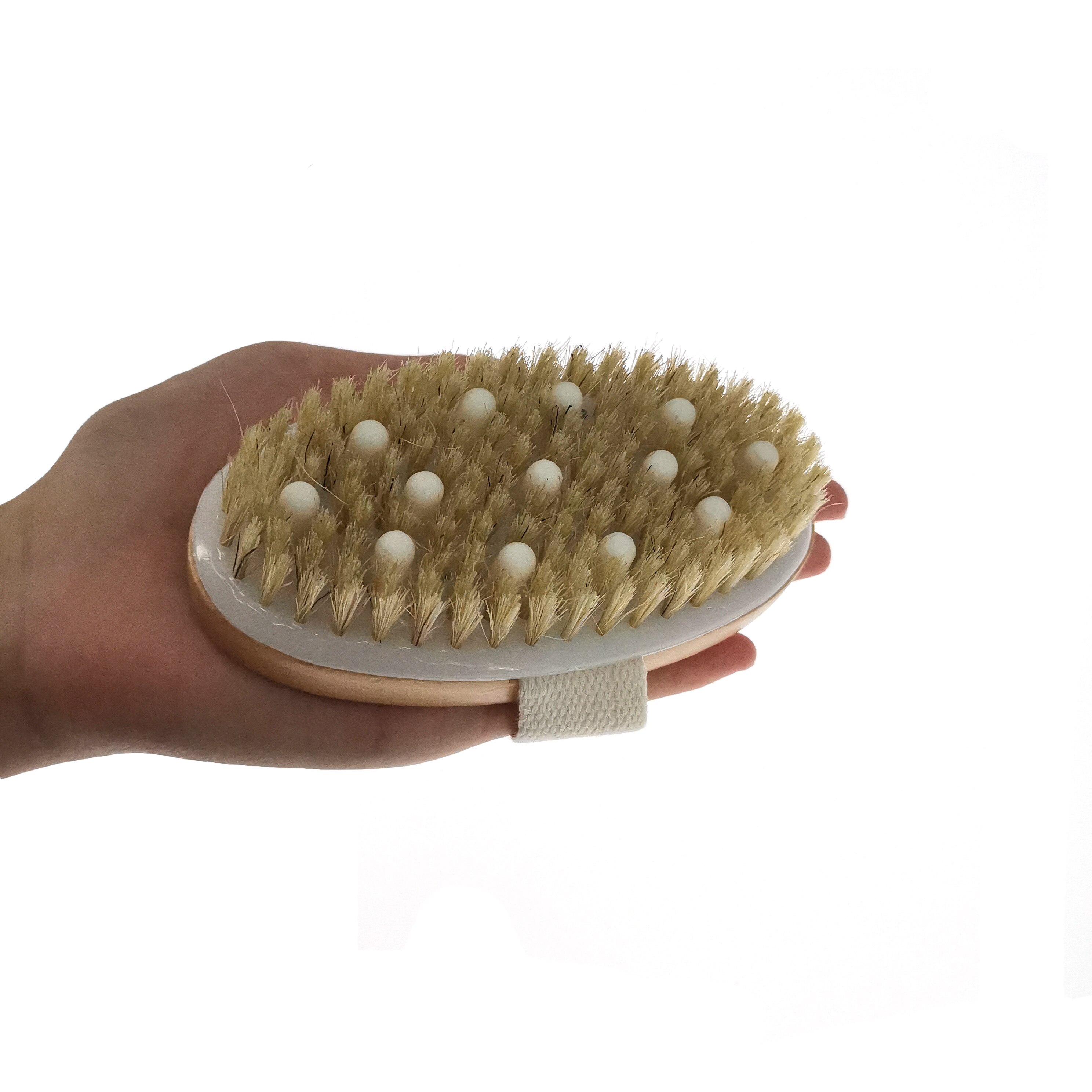 2 In 1 Dry Skin Body Brush Natural Bristle Dead Sk... – Vicedeal