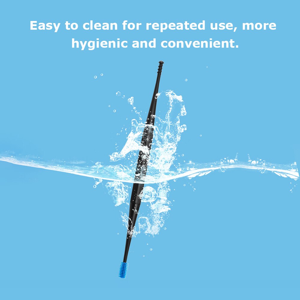 Ear Cleaner Double-sided Earpick Soft Silicone Spi... – Grandado