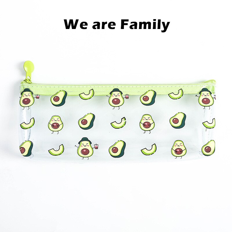 Hello Avocado Potlood Tas Transparante Cartoon Fru... – Grandado