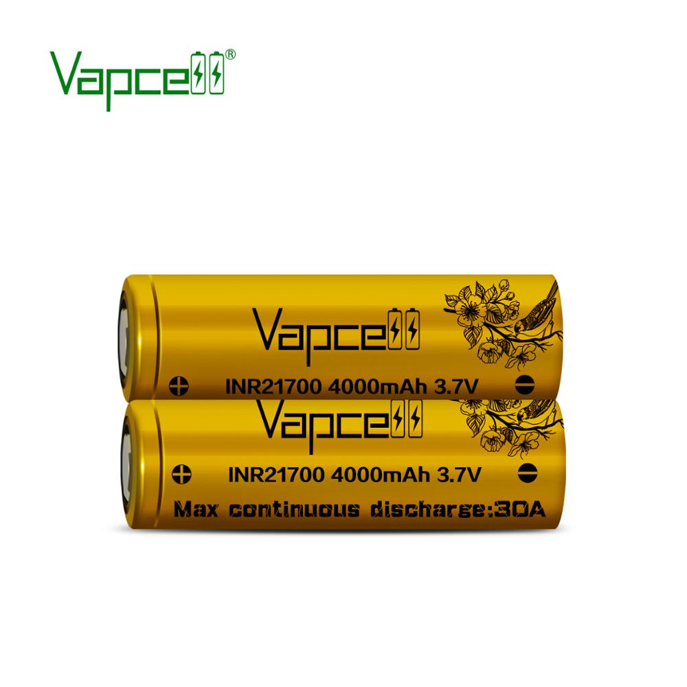 QZ Vapcell 21700 40T 4000mah 30A high high power c... – Grandado