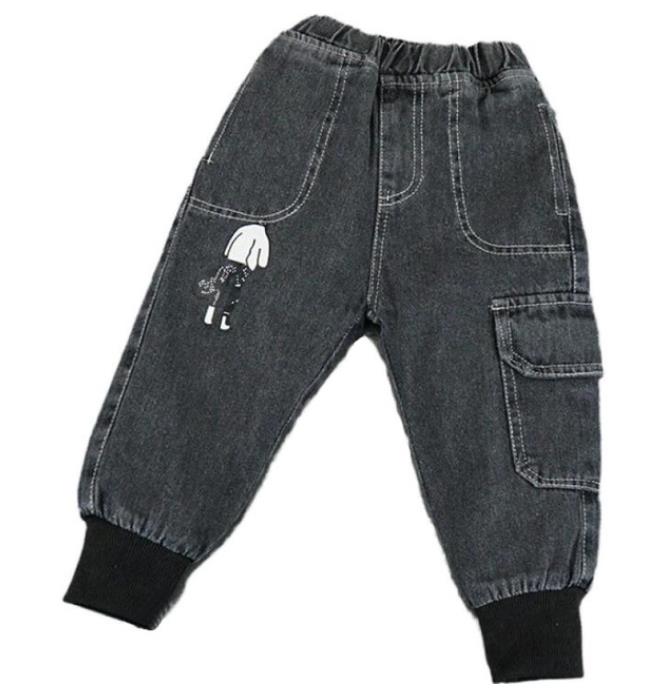 Pojkar jeans barnkläder vår höst barn byxor pojkar... – Vicedeal