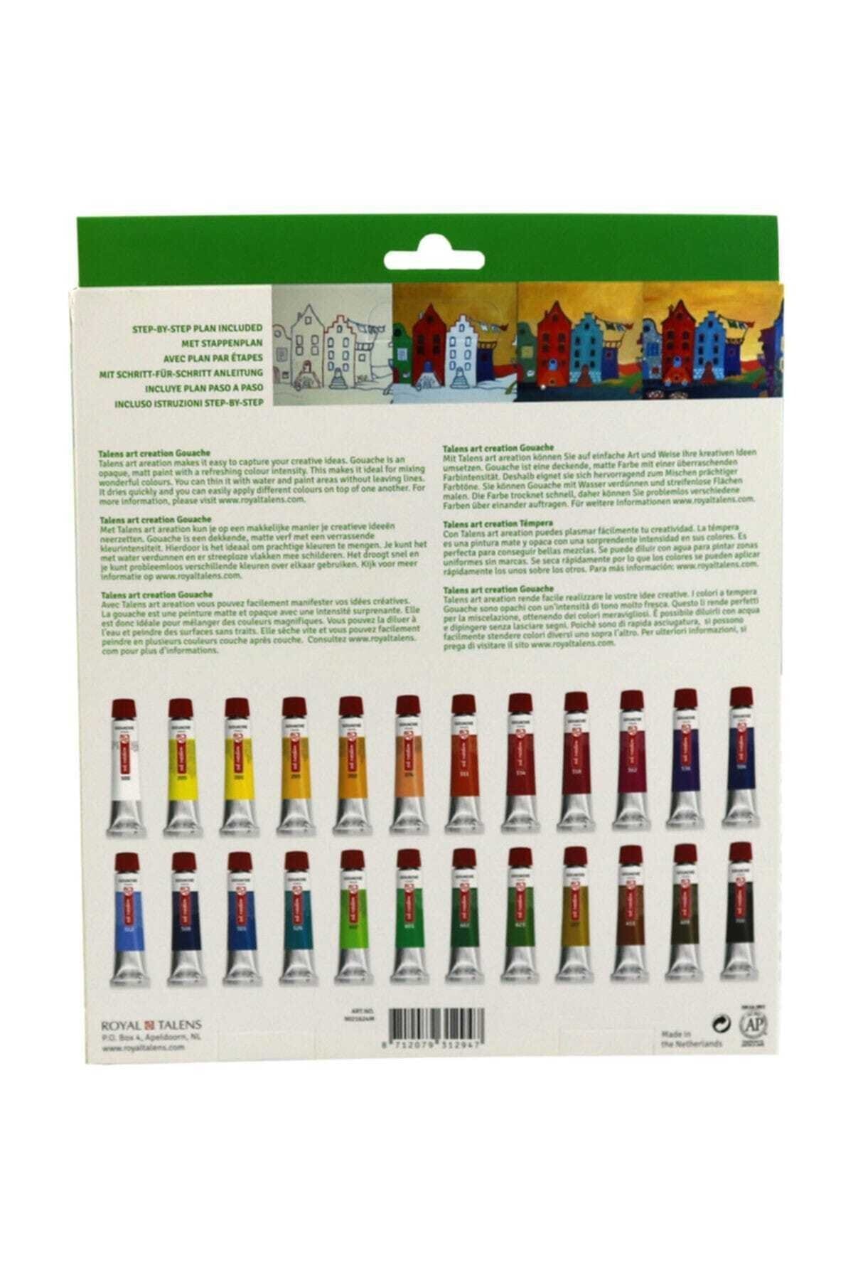 rtcreation Gouache 24 Renk Guaj Boya – Grandado